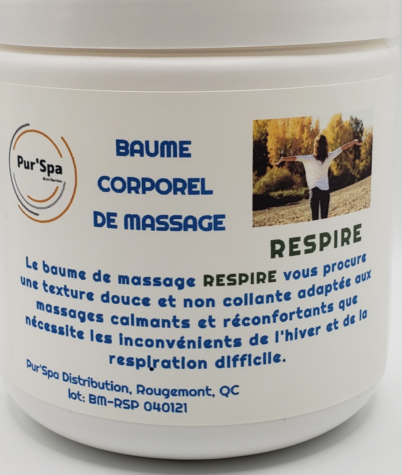 **Baume de Massage Respire - Boutique Massage Spa